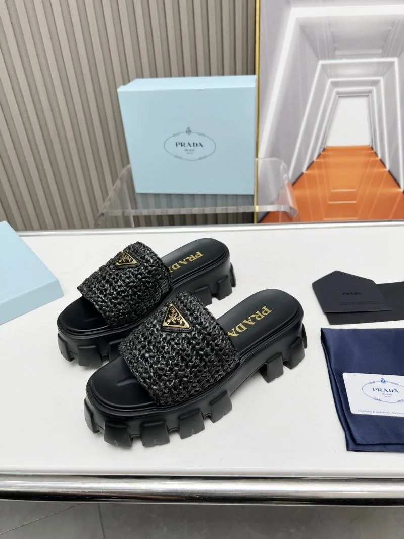 Exact replica Prada Slippers