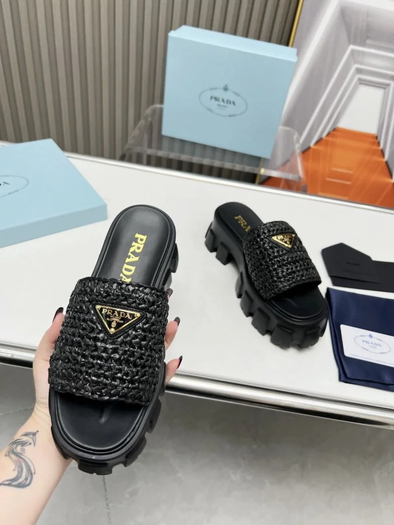 Exact replica Prada Slippers