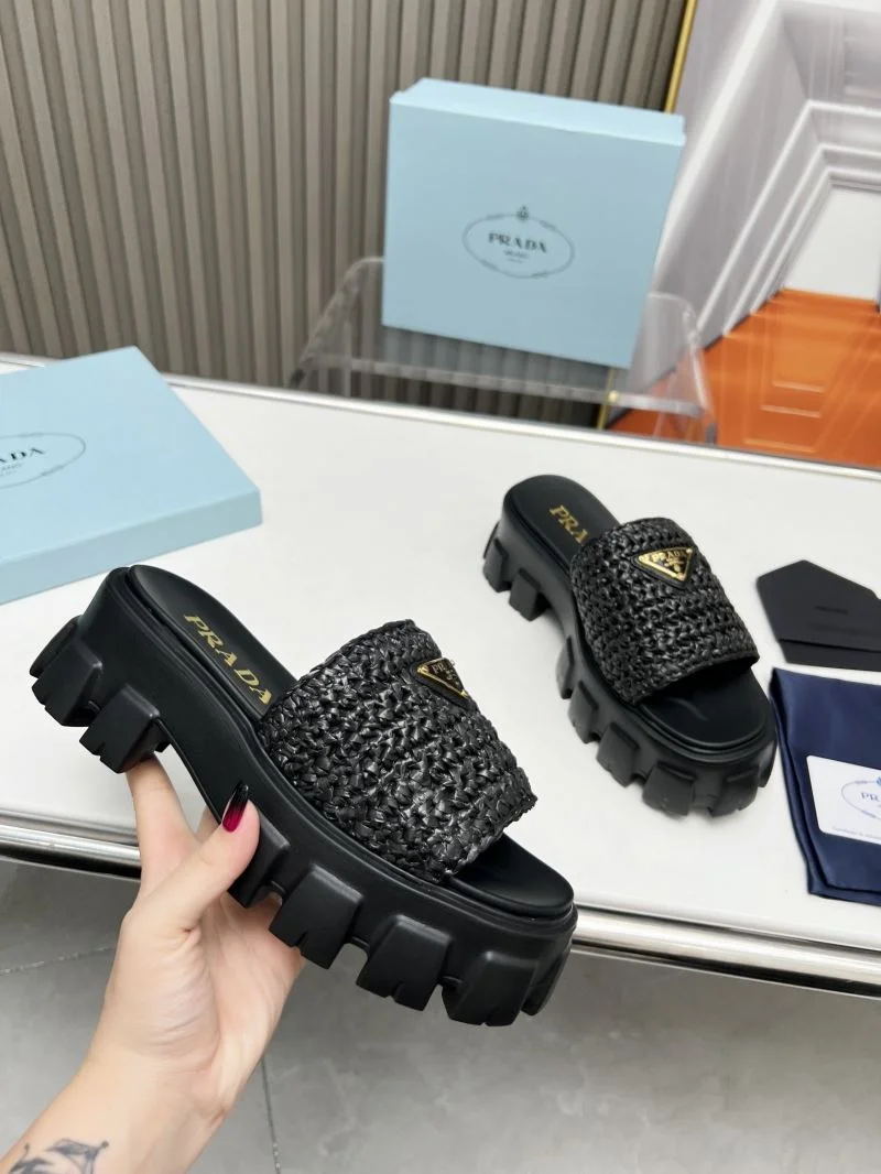 Exact replica Prada Slippers