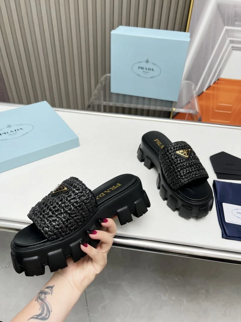 Exact replica Prada Slippers