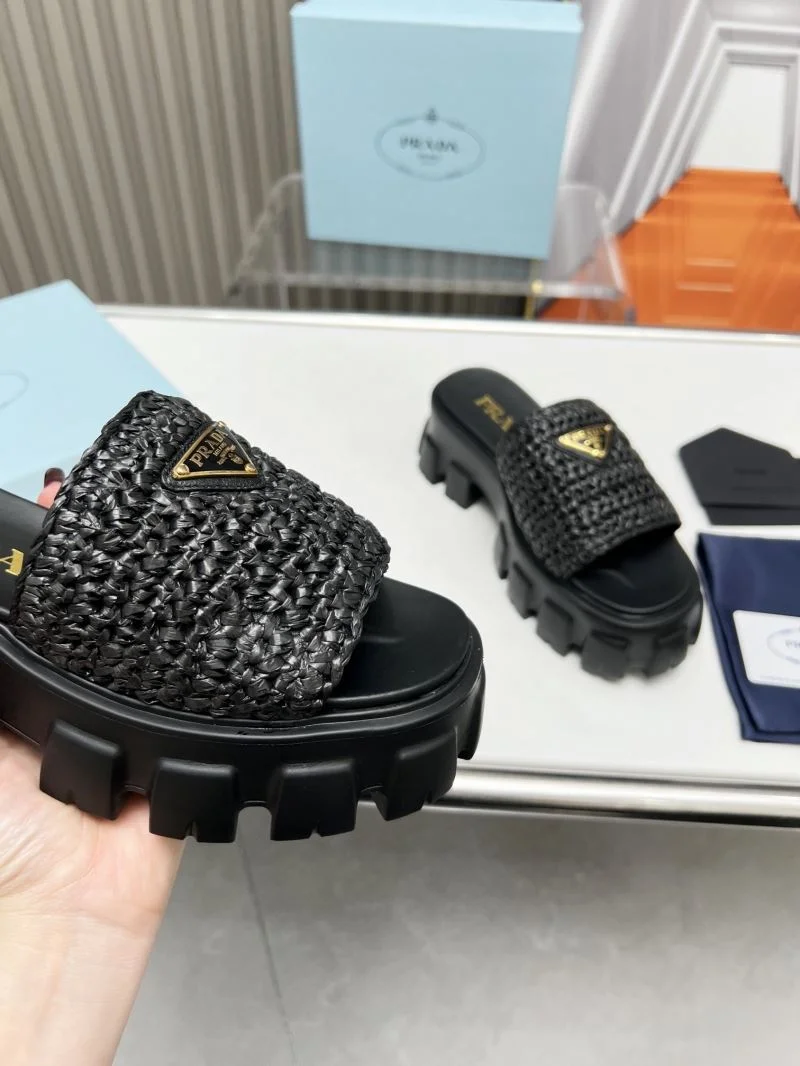 Exact replica Prada Slippers