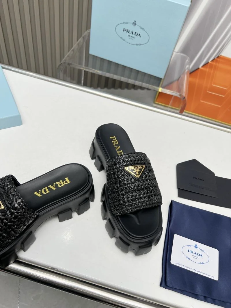 Exact replica Prada Slippers