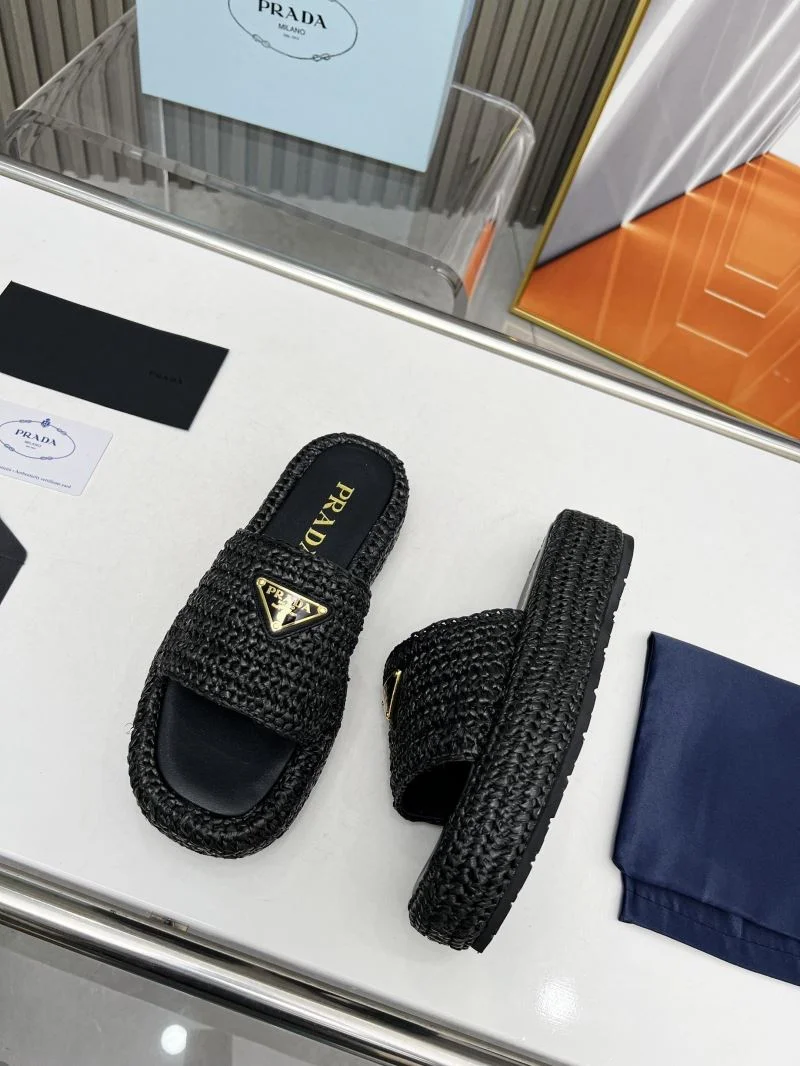 Brand-authenticated Prada Slippers