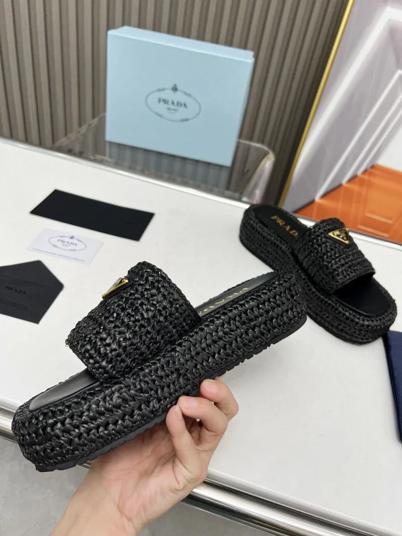 Brand-authenticated Prada Slippers