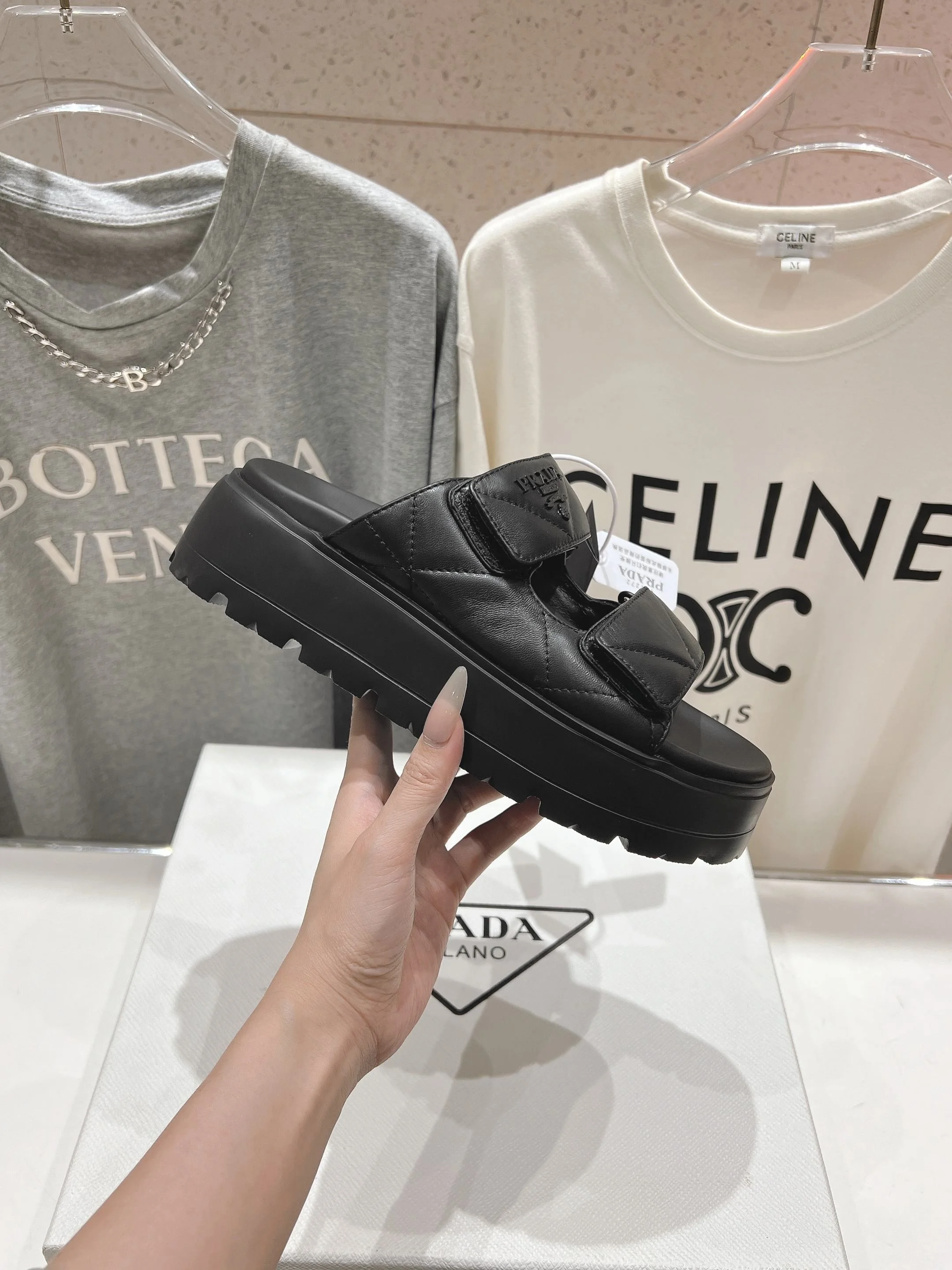 Indistinguishable Prada Slippers