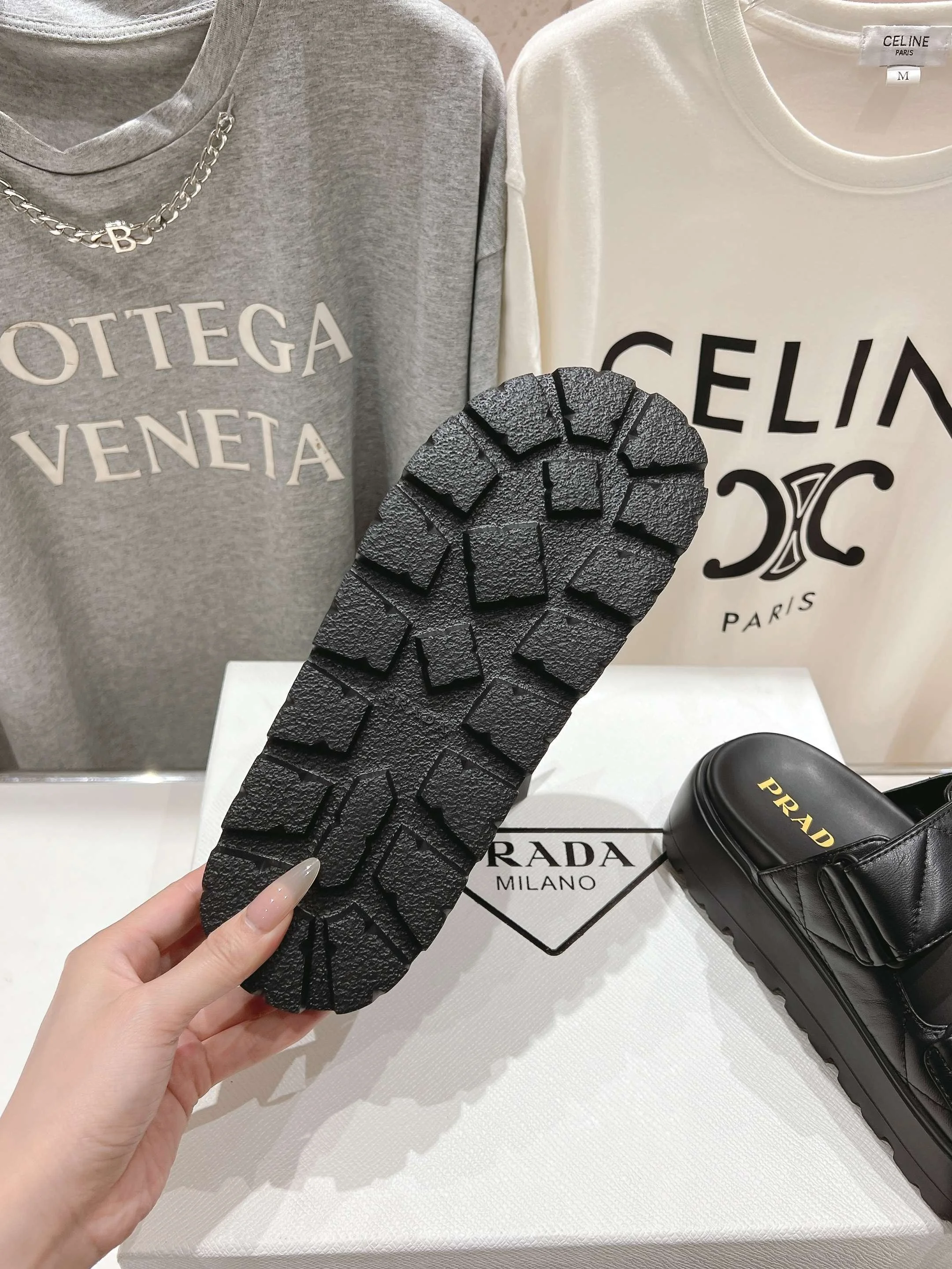 Indistinguishable Prada Slippers