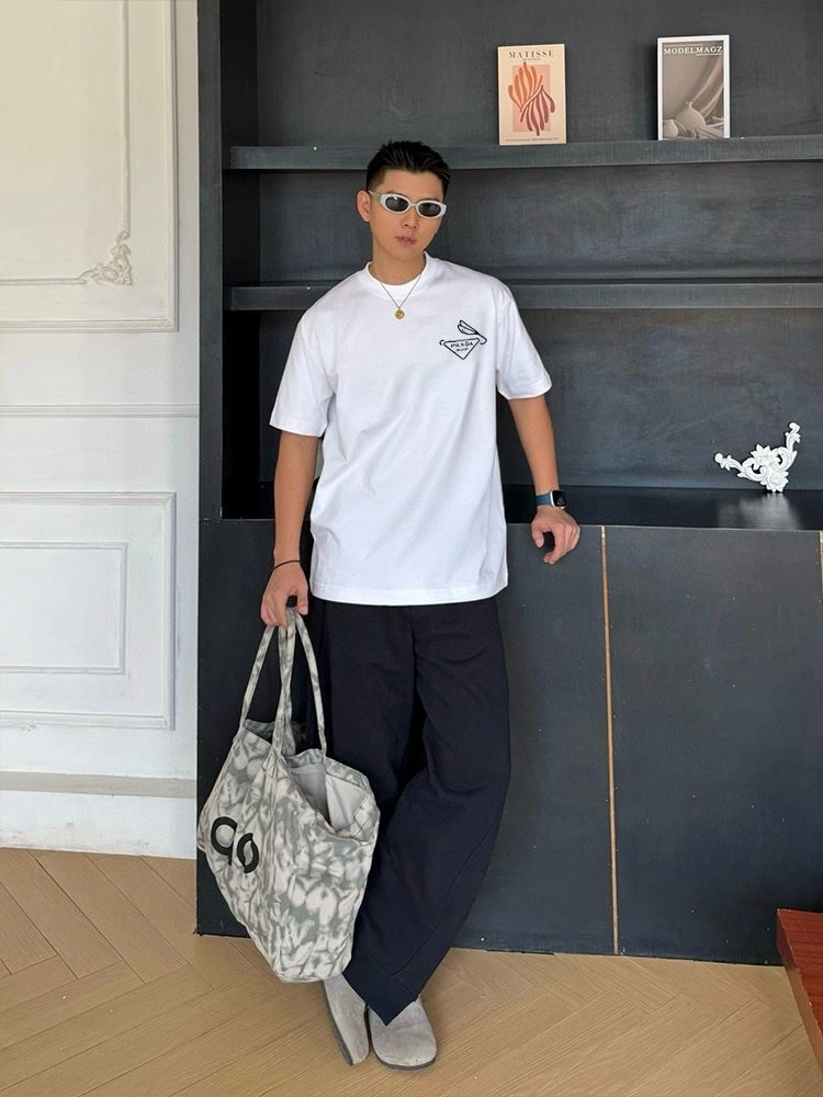 Brand-authenticated Prada T-Shirts