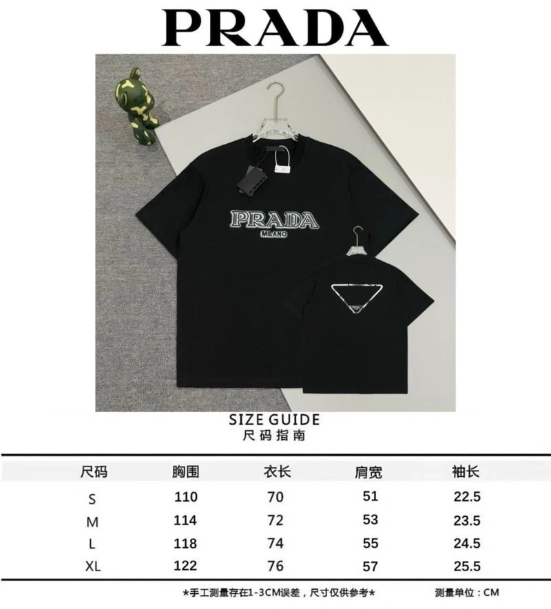 Accurate model Prada T-Shirts