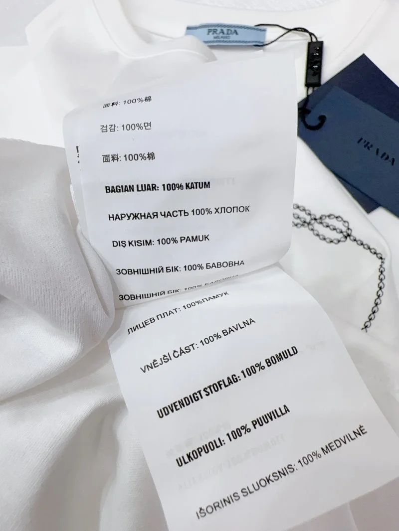 Brand-authenticated Prada T-Shirts