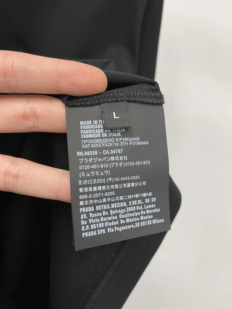 Indistinguishable Prada T-Shirts