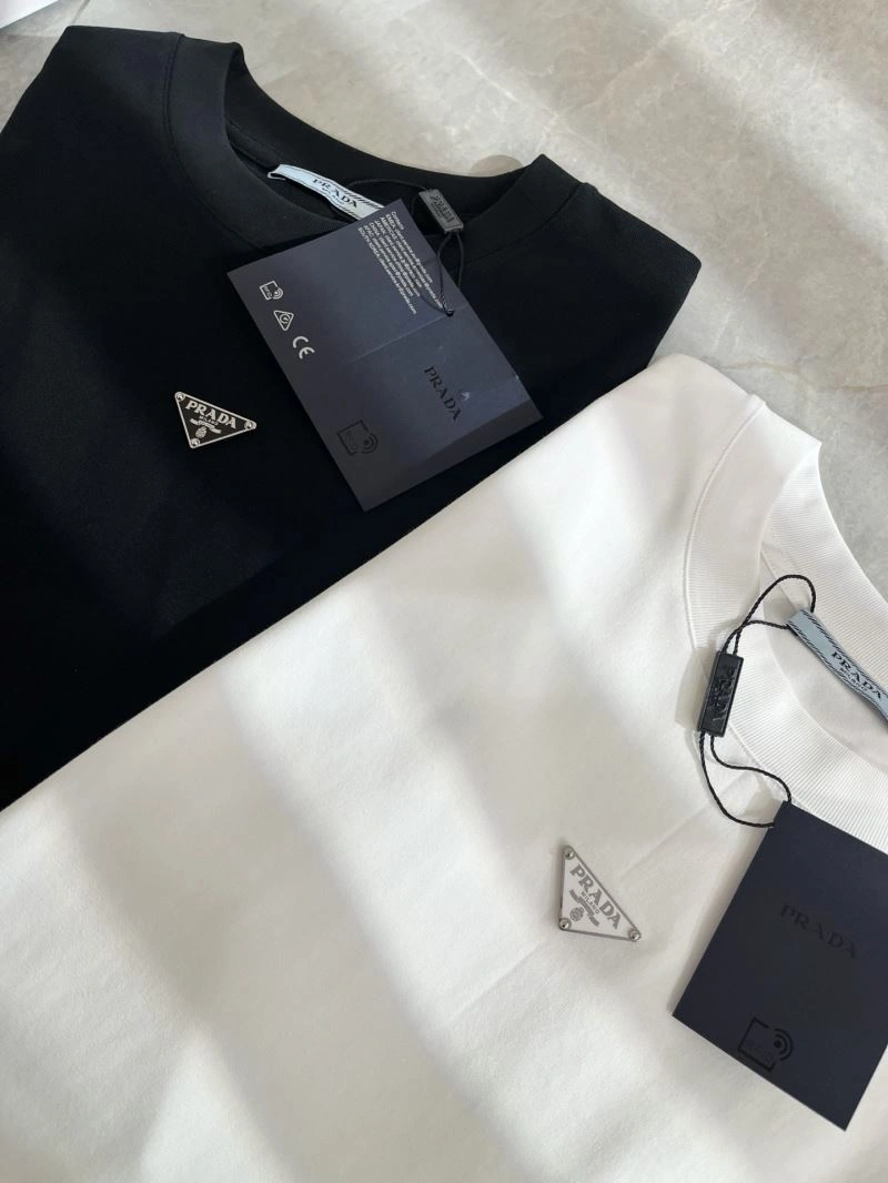 Brand-authenticated Prada T-Shirts