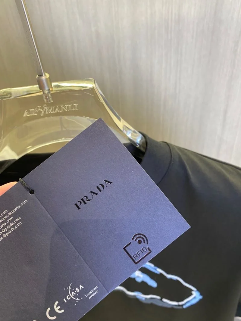 Brand-authenticated Prada T-Shirts