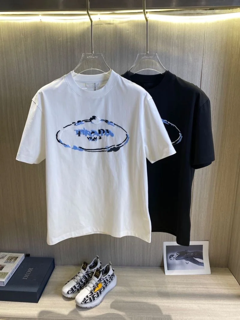 Brand-authenticated Prada T-Shirts