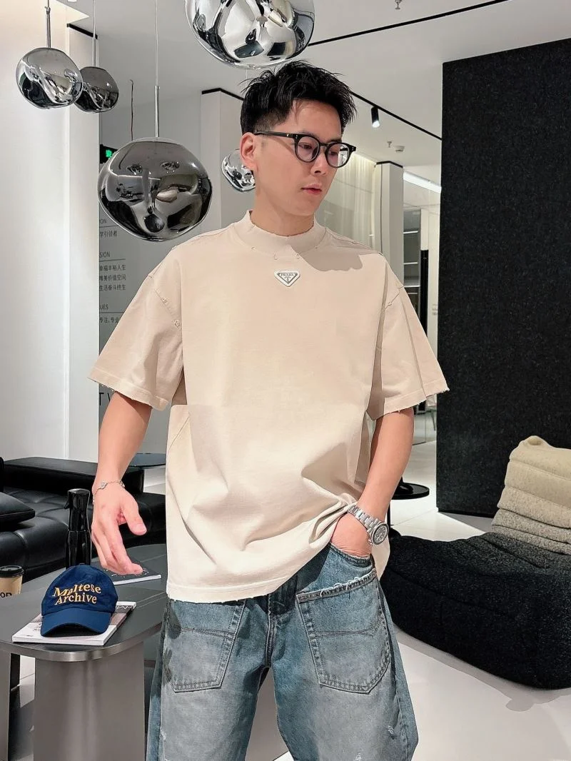Precise copy Prada T-Shirts