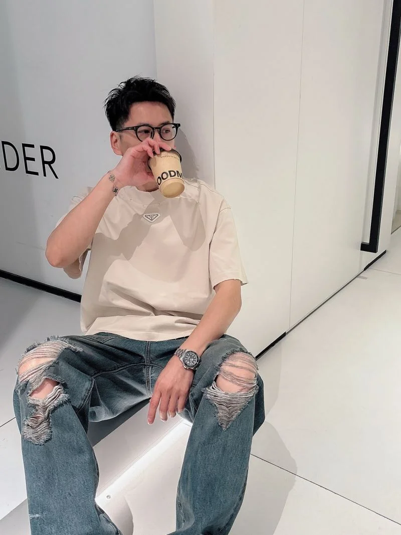 Precise copy Prada T-Shirts