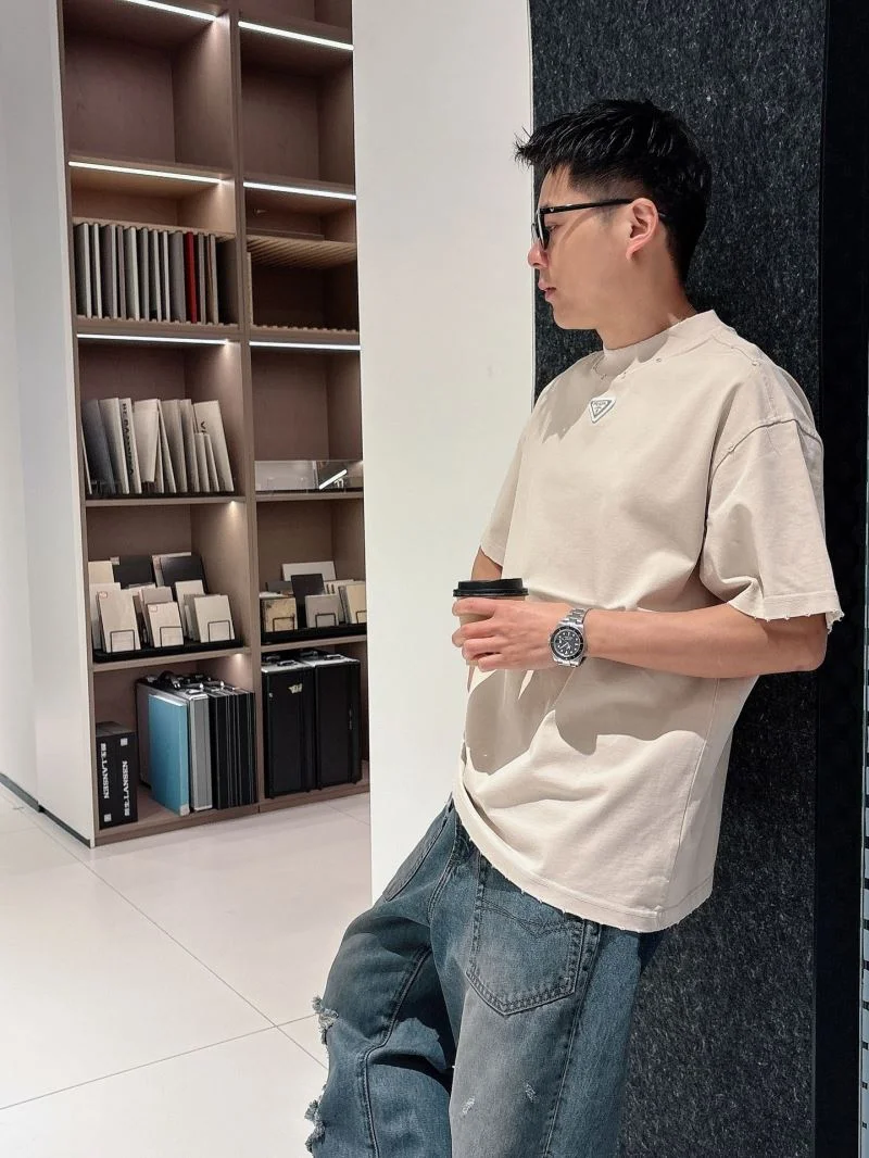 Precise copy Prada T-Shirts