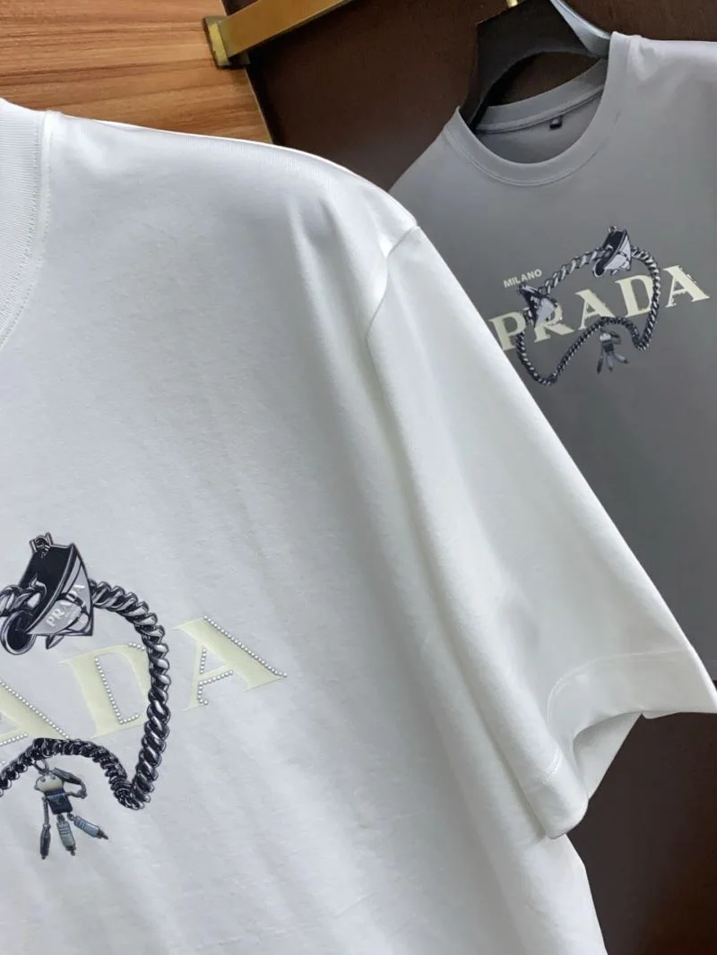 Brand-authenticated Prada T-Shirts