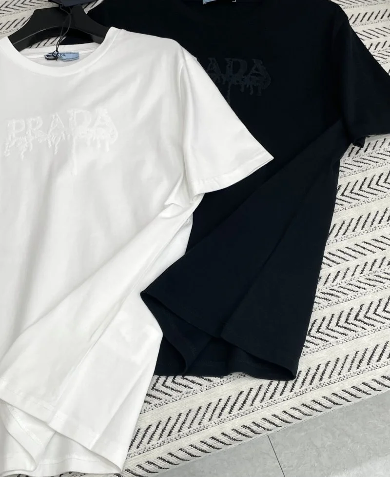 Brand-authenticated Prada T-Shirts