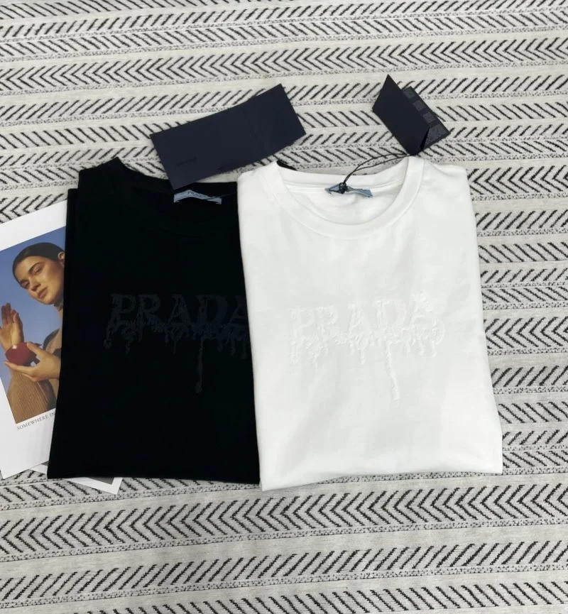 Brand-authenticated Prada T-Shirts