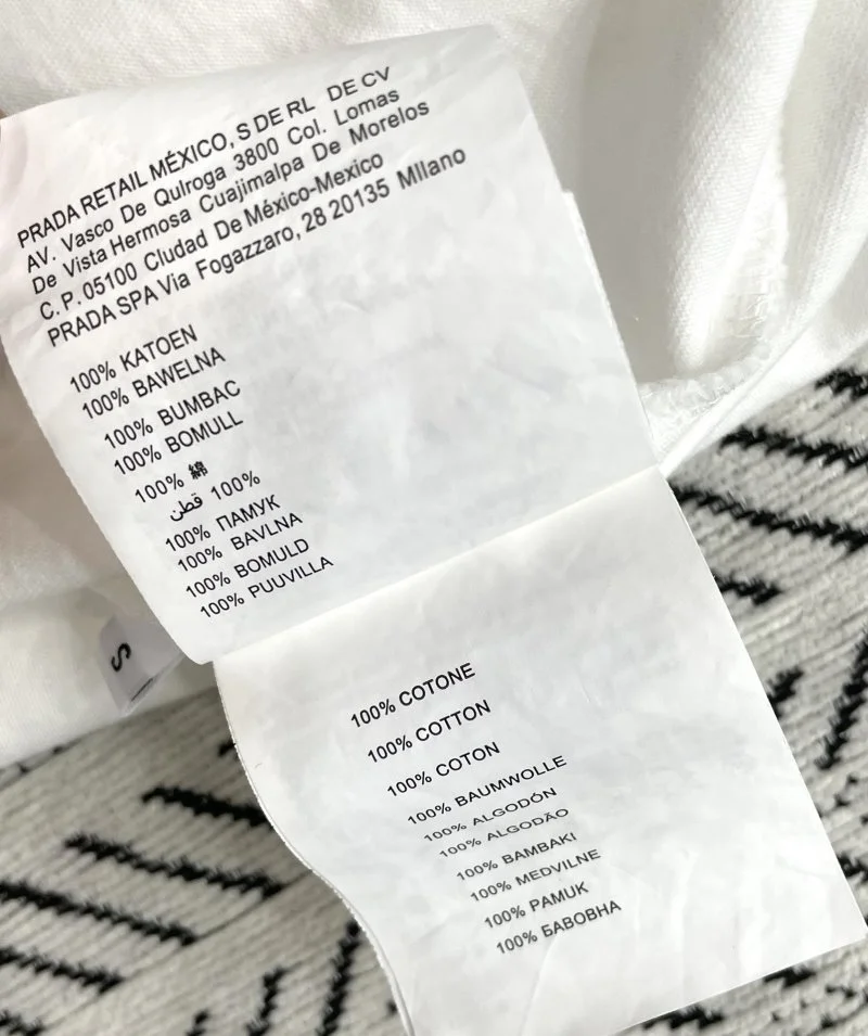 Brand-authenticated Prada T-Shirts