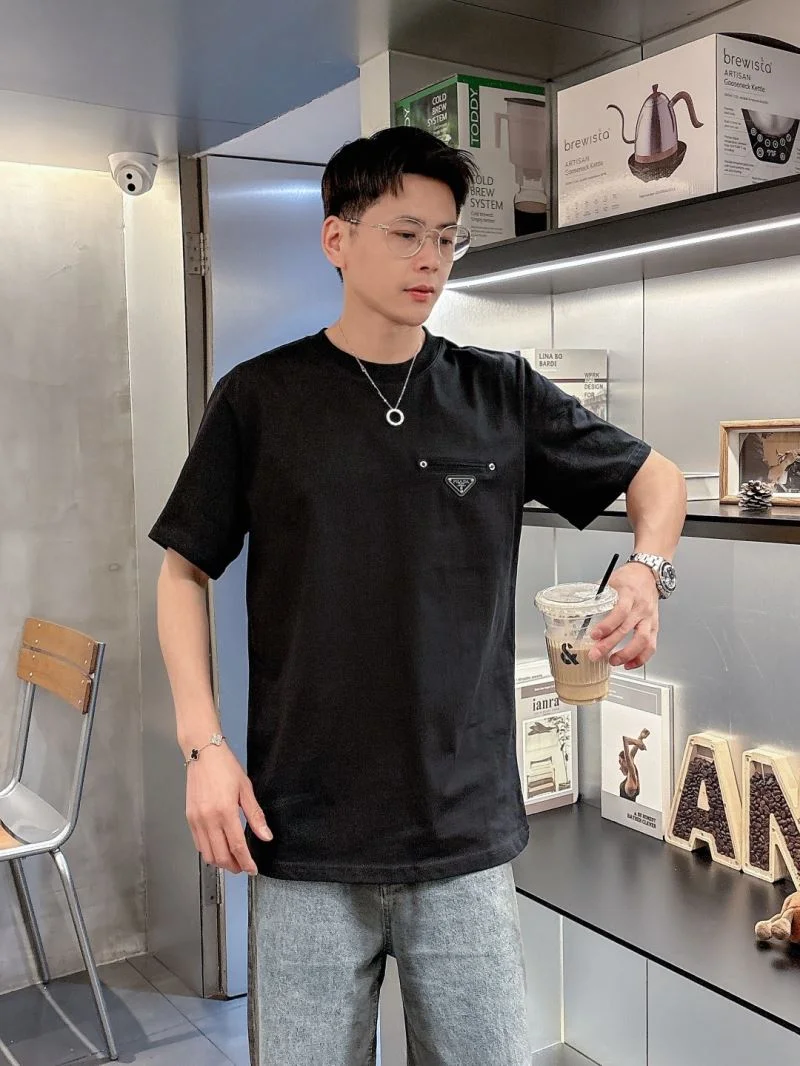 Brand-authenticated Prada T-Shirts