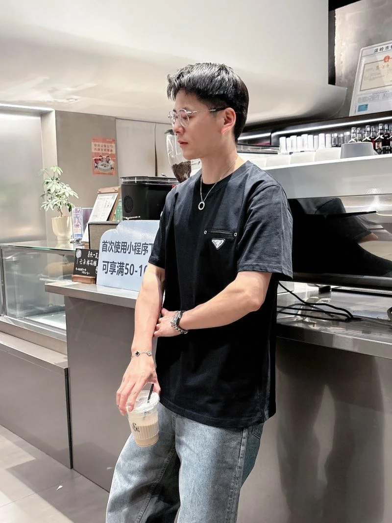 Brand-authenticated Prada T-Shirts