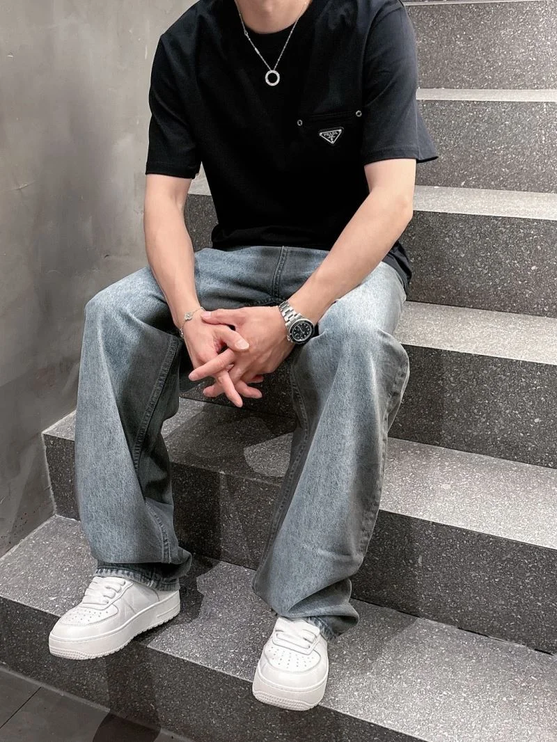 Brand-authenticated Prada T-Shirts