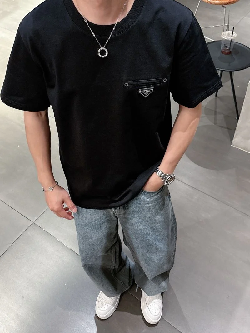 Brand-authenticated Prada T-Shirts