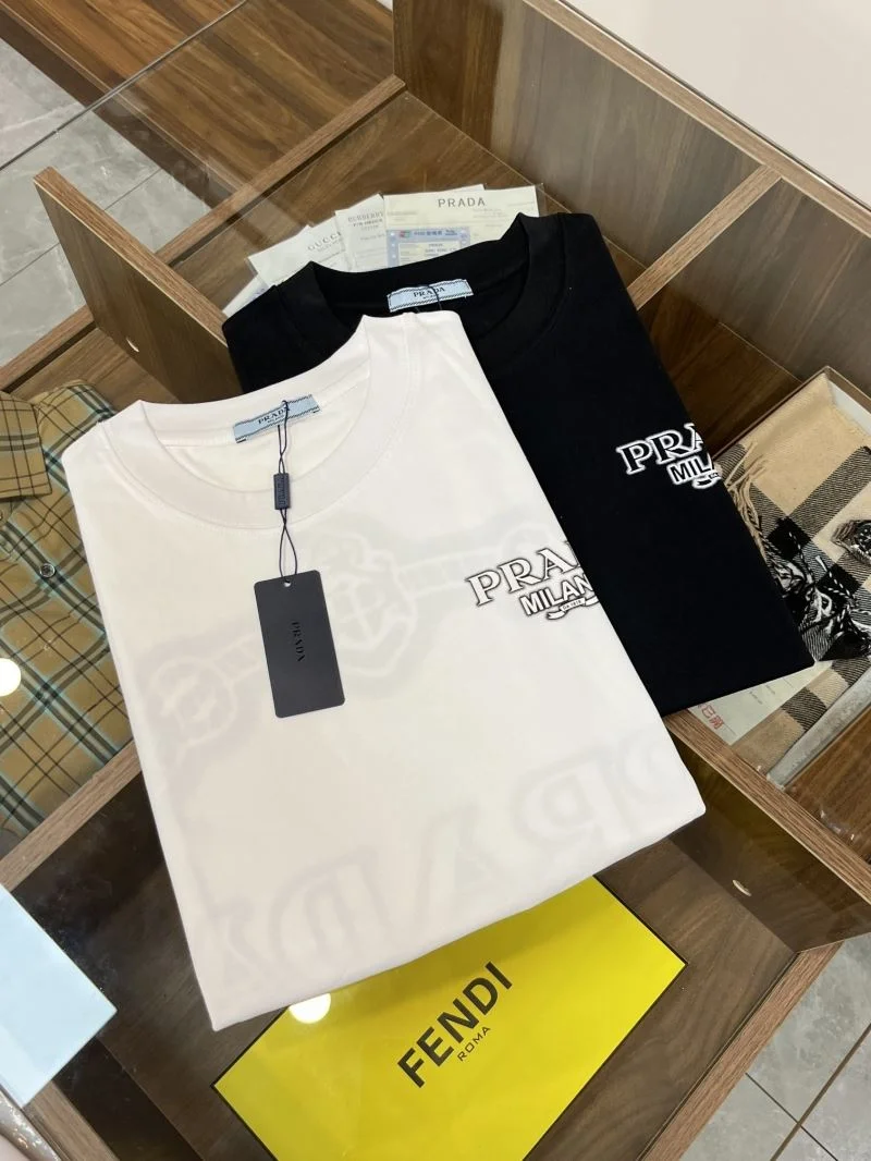 Brand-authenticated Prada T-Shirts