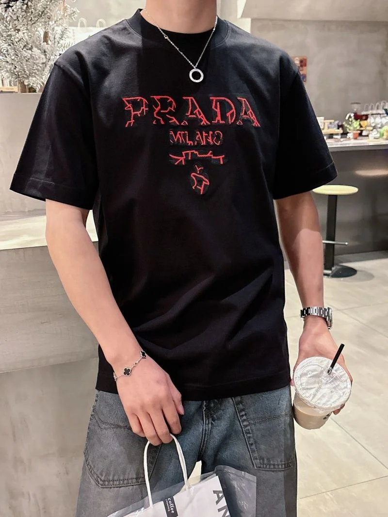 Brand-authenticated Prada T-Shirts