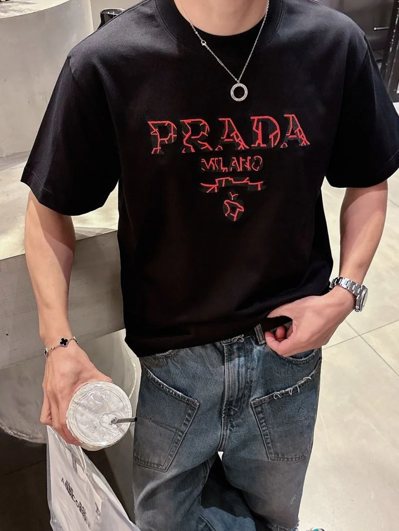 Brand-authenticated Prada T-Shirts