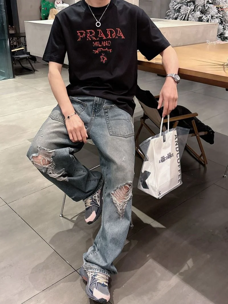 Brand-authenticated Prada T-Shirts