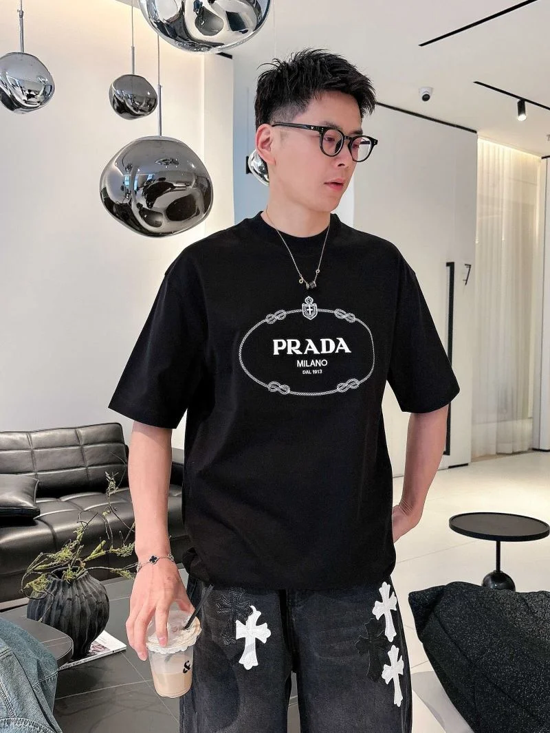 Precise copy Prada T-Shirts