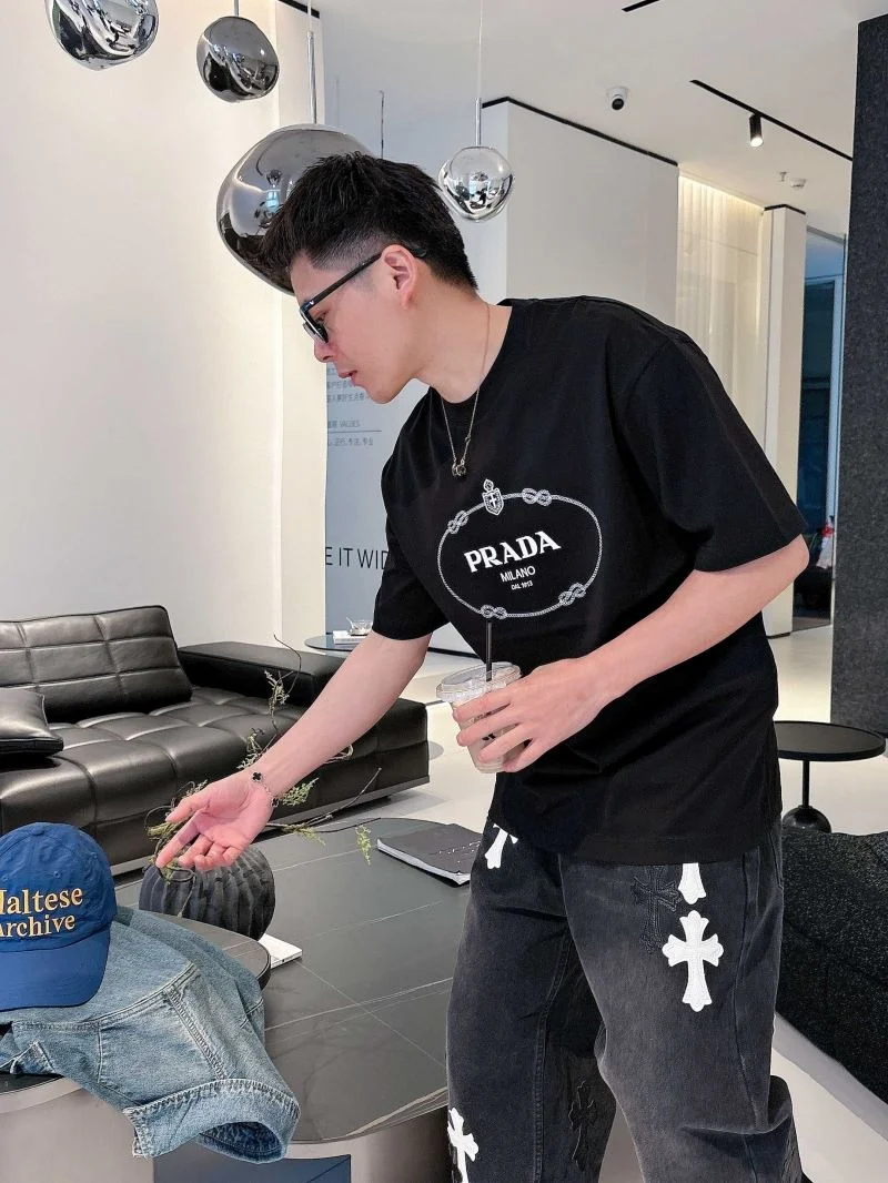 Precise copy Prada T-Shirts