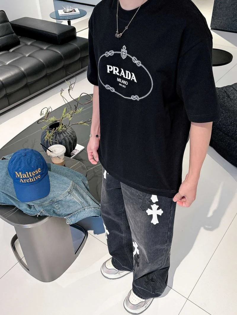 Precise copy Prada T-Shirts
