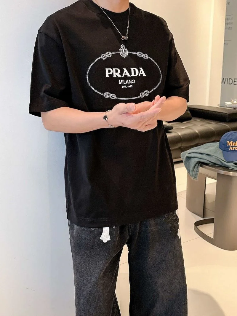 Precise copy Prada T-Shirts