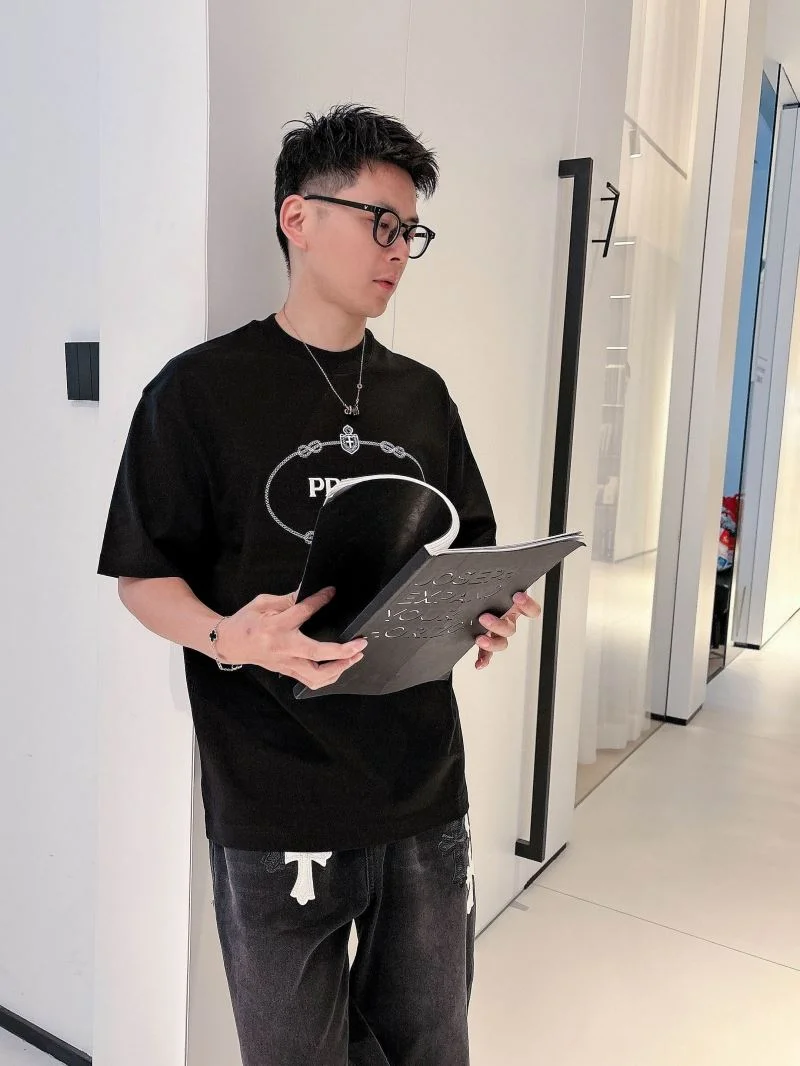 Precise copy Prada T-Shirts