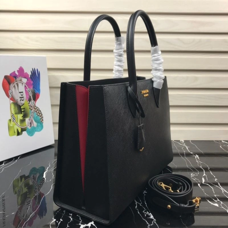 Indistinguishable Prada Top Handle Bags