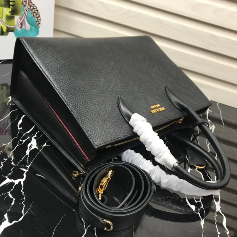 Indistinguishable Prada Top Handle Bags