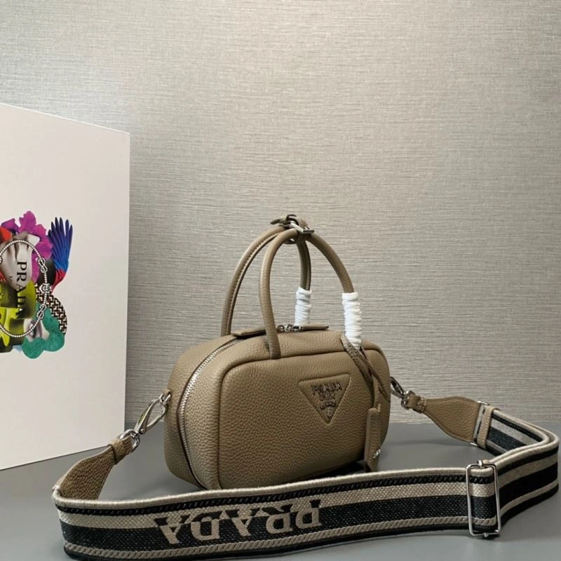 Brand-authenticated Prada Top Handle Bags