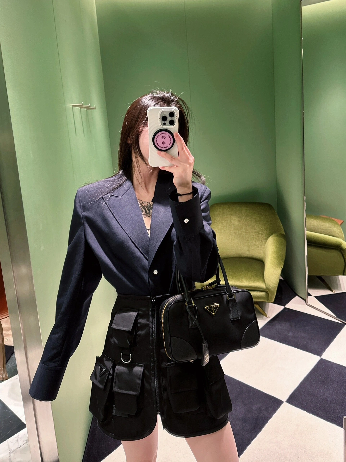 Affordable Prada Top Handle Bags