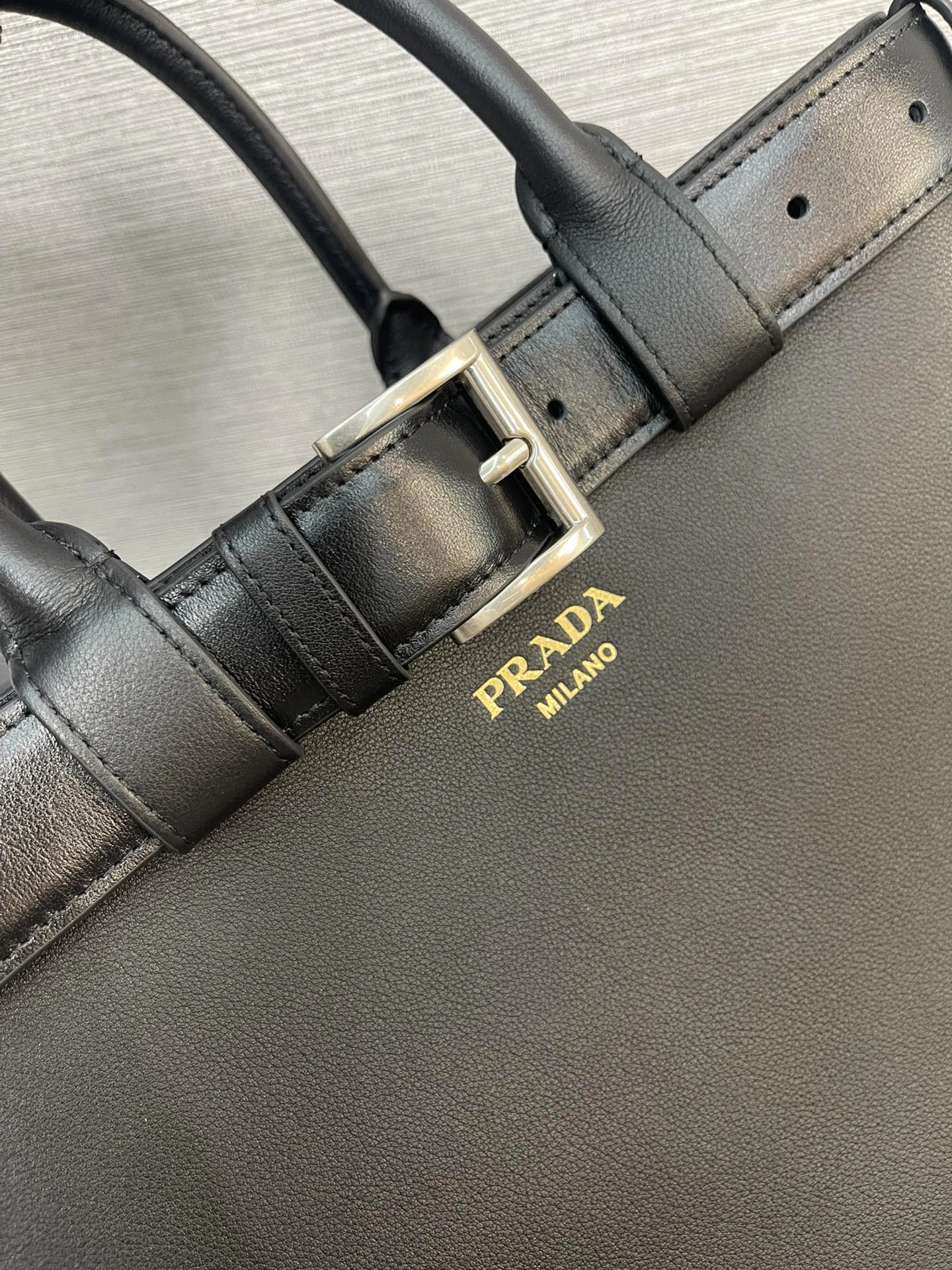 Brand-authenticated Prada Top Handle Bags