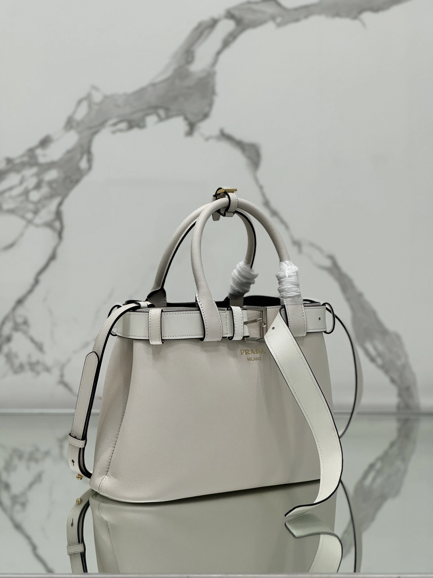 Genuine Prada Top Handle Bags