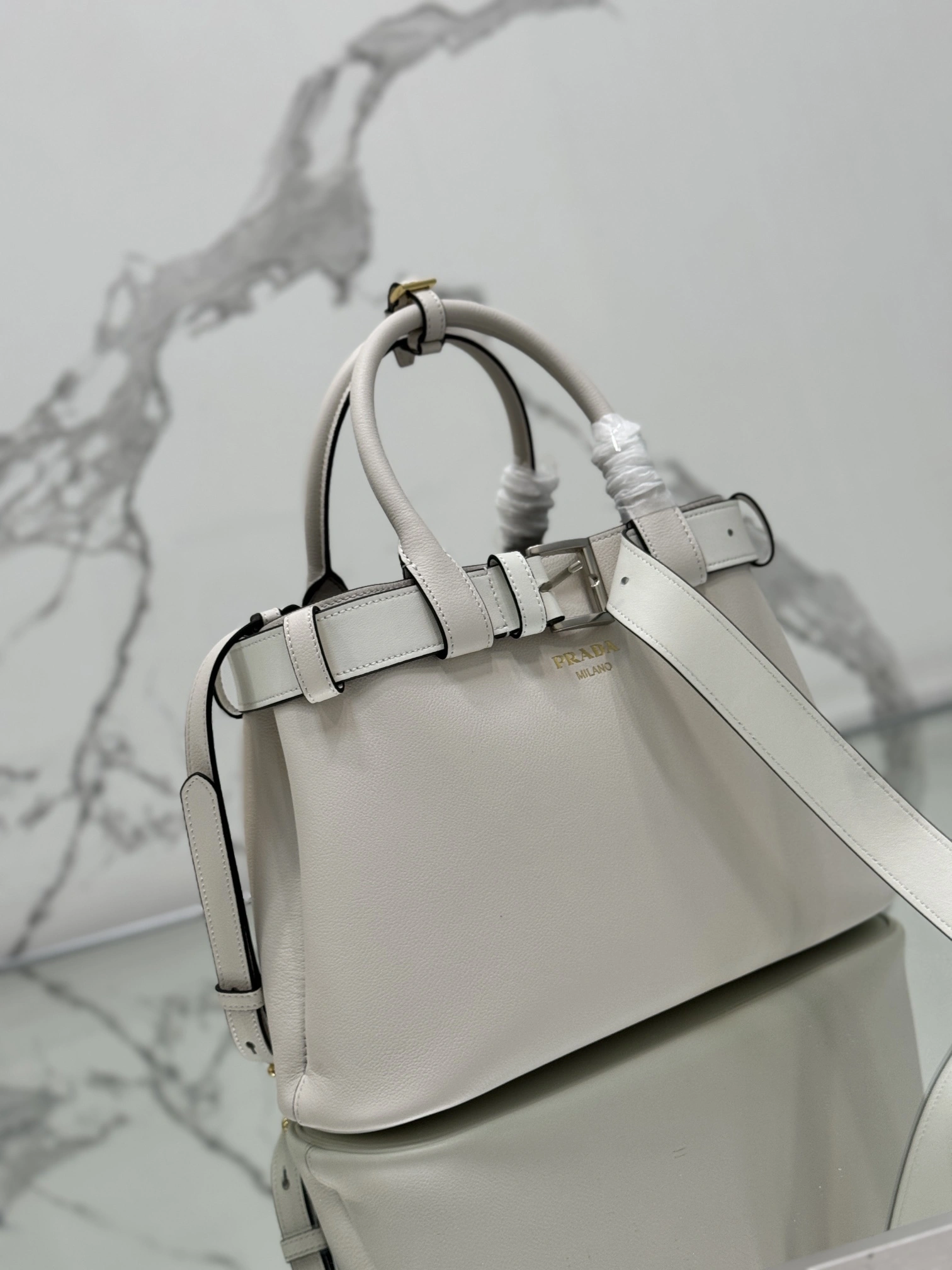 Genuine Prada Top Handle Bags