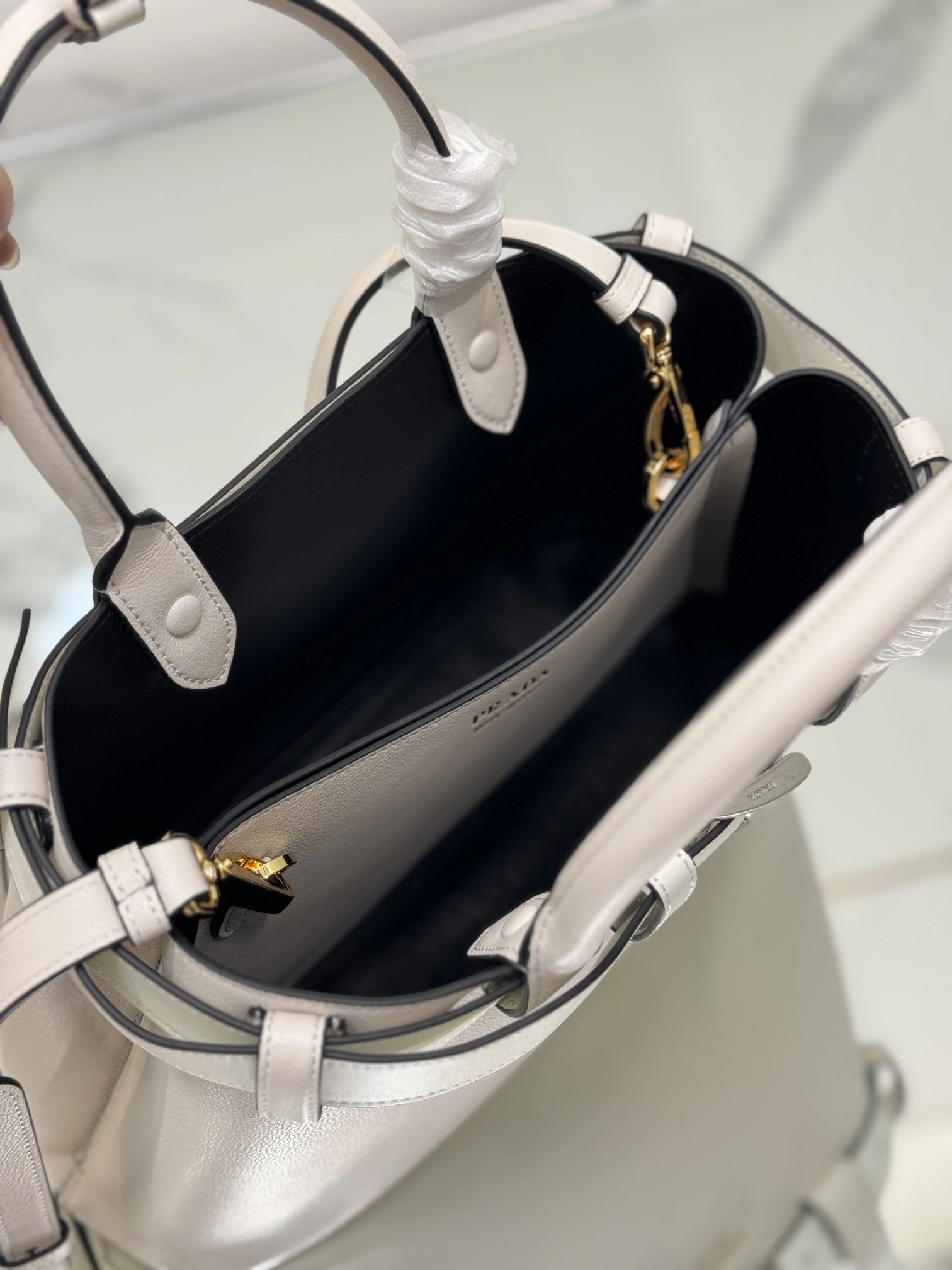 Genuine Prada Top Handle Bags