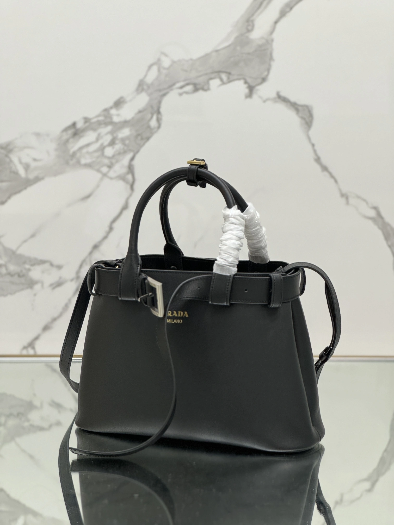 1:1 copy Prada Top Handle Bags