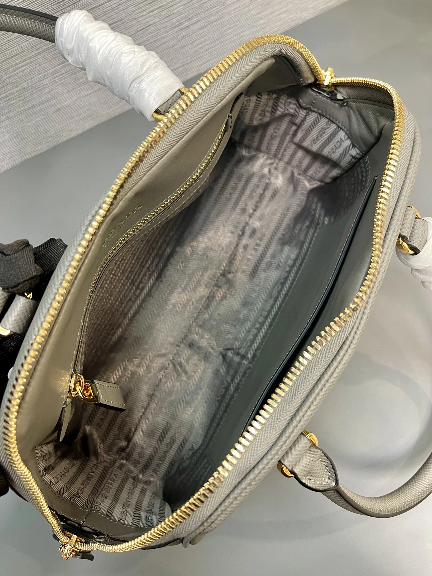 Top mirror Prada Top Handle Bags