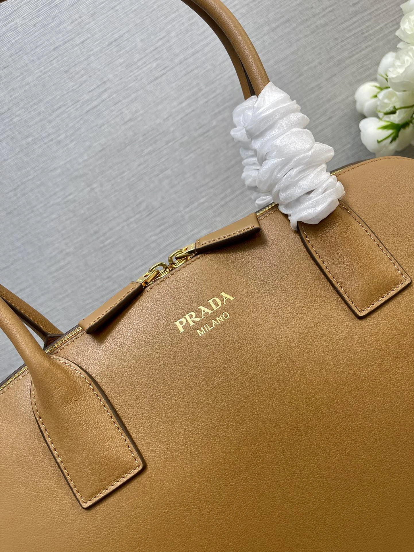 Top mirror Prada Top Handle Bags