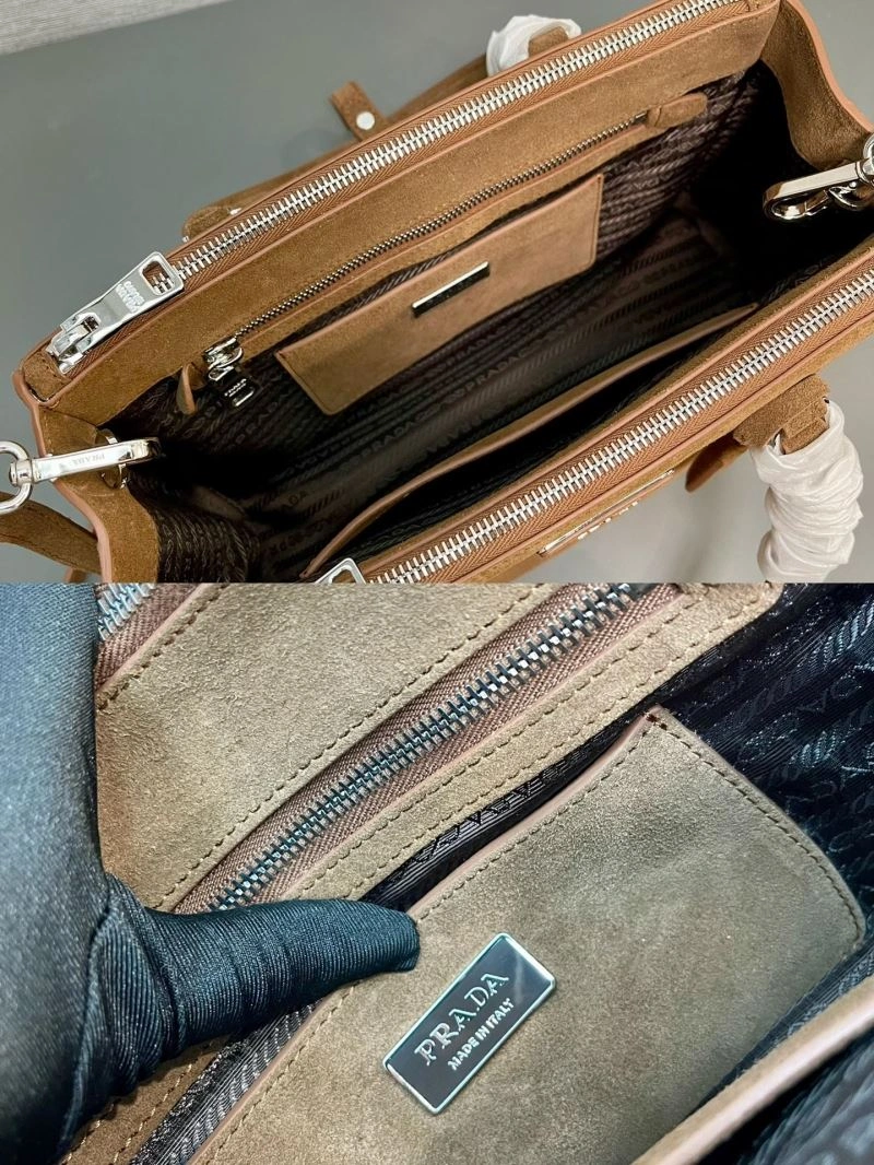 Indistinguishable Prada Top Handle Bags