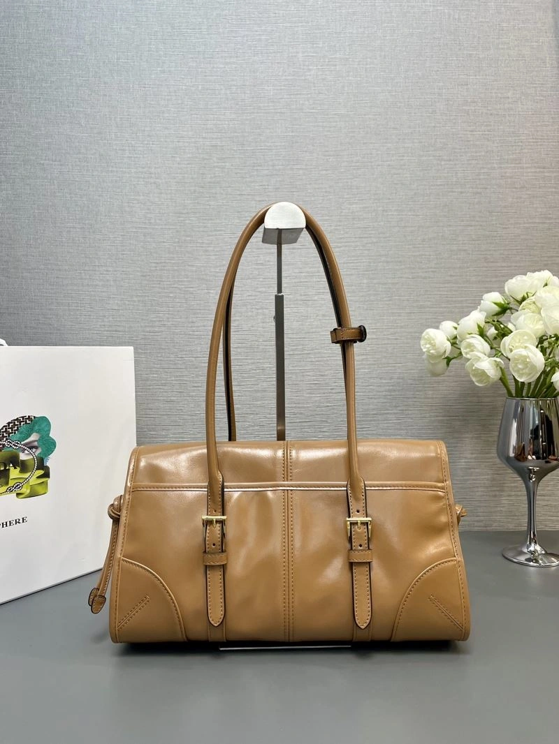 Brand-authenticated Prada Top Handle Bags
